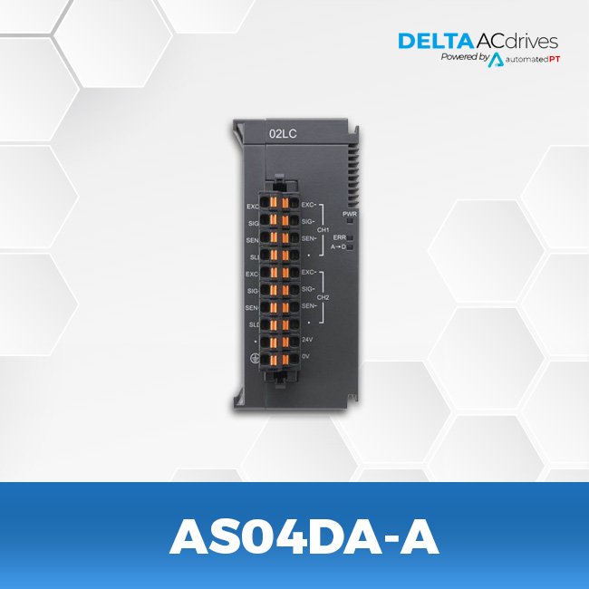 Delta AS04DA-A AS Series PLC Accessories - Buy Delta AC Drives, VFDs ...